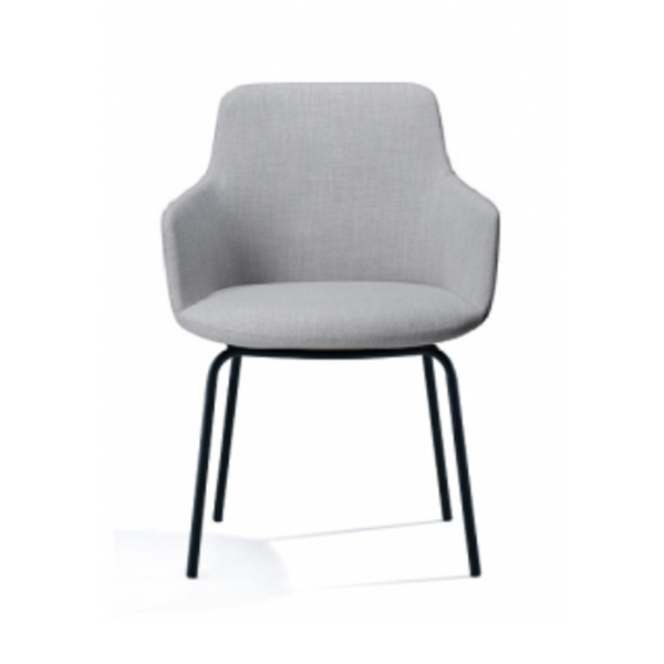 Saba Black Chair - 4 Leg | Office Chair Perth - Direct Office